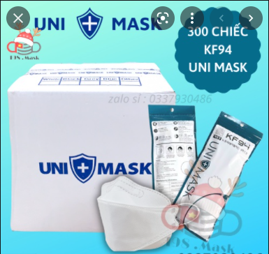 Thùng 300 chiếc Khẩu trang KS94 UNIMASK kháng khuẩn xiêu mịn | Lazada.vn