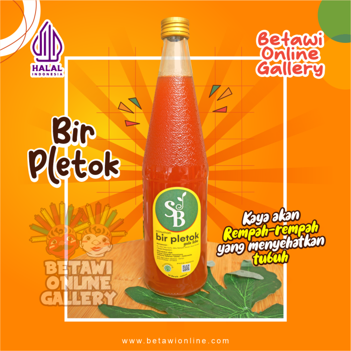 Bir Pletok Khas Betawi Botol Besar 600ML ( SB ) | Lazada Indonesia