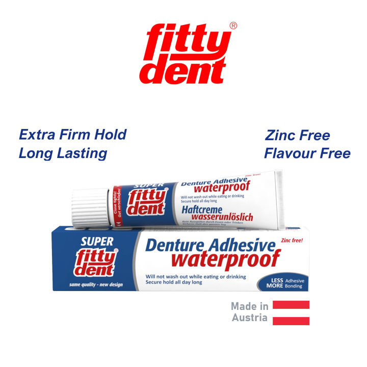 Fittydent Denture Adhesive 40gm (Not Flavored) [Expiry July 2028] | Lazada