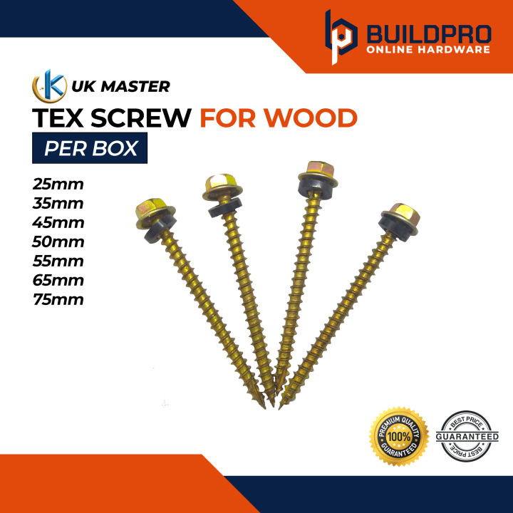 UK MASTER TEX SCREW WOOD (Per Box) | Lazada PH