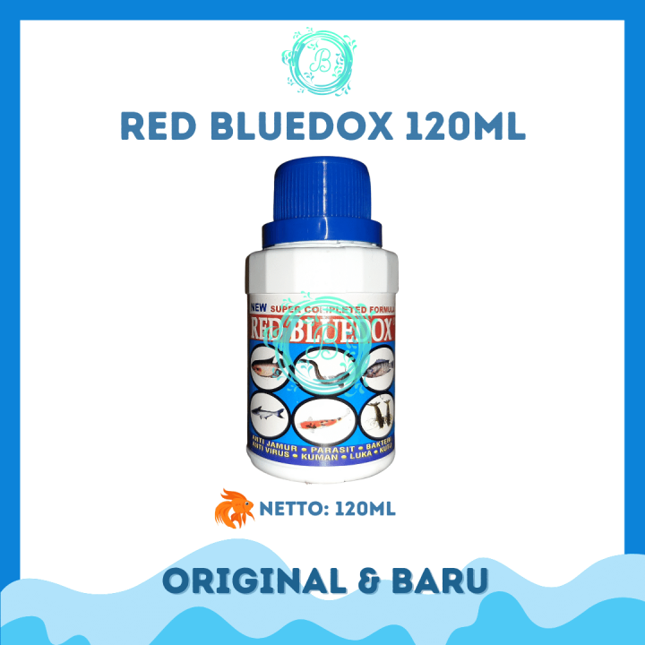 Red Bluedox 120ml 120 ml Red Blue Dox Obat Ikan Anti Jamur Parasit ...