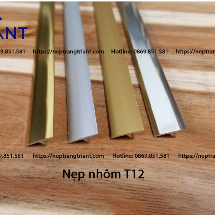 Nẹp nhôm T12, nẹp sàn gỗ, nẹp nhựa PVC, nẹp chữ T nhôm trang Trí,thanh ...