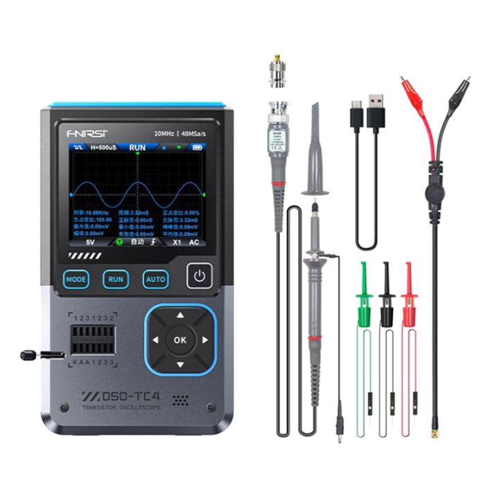 【Gfryerty】FNIRSI -TC4 Upgrade 3 in1 Digital Oscilloscope 10MHz 48Ms/S ...