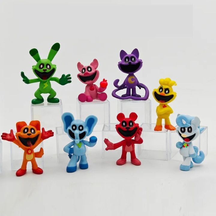 8/10pcs Smiling Critters Figure Smiling Critters Cat Nap Dog Day Catnap ...