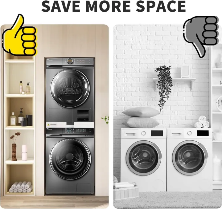 Universal Washer Dryer Stacking Kit, 21/22/23/24/25/26/27 Inch Washer ...