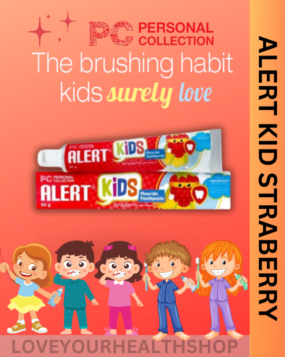 Alert Kids with Vitamin C Fluoride Toothpaste 50g | Lazada PH