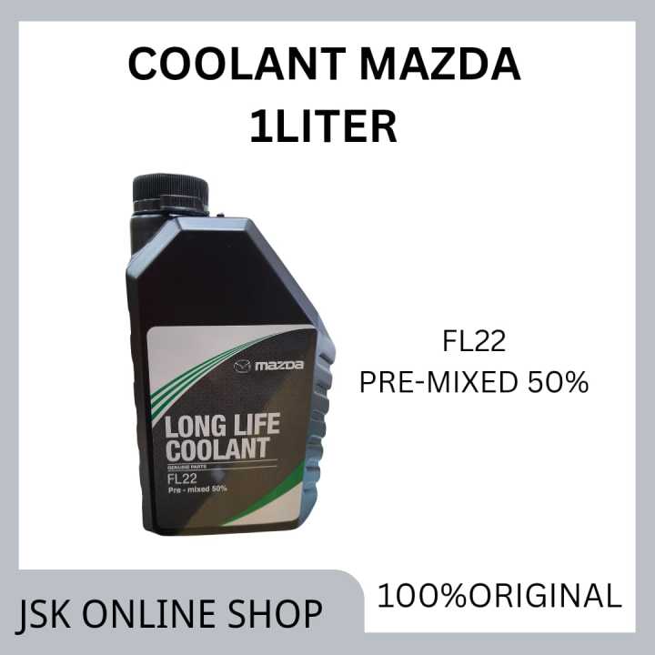MAZDA LONG LIFE COOLANT 1LITERS 100%ORIGINAL | Lazada