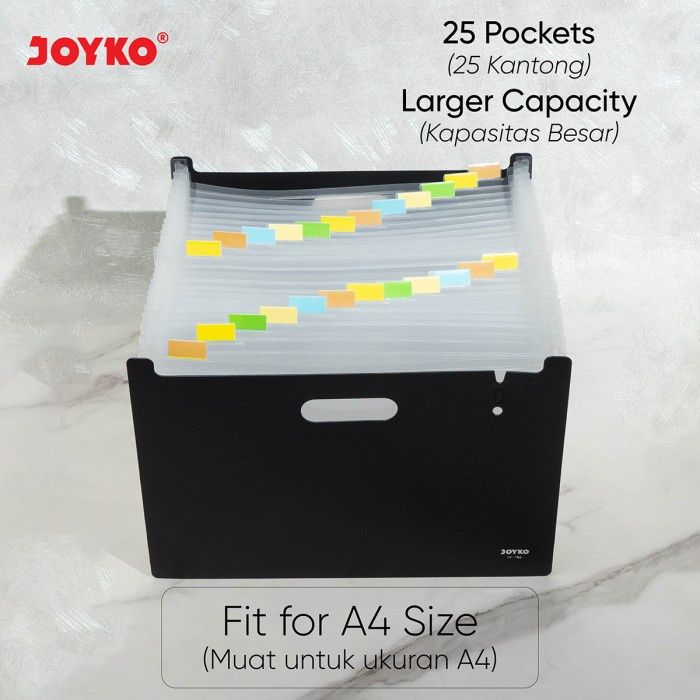 EXPANDING FILE MAP FILE JOYKO EF-7A4 | 25Pockets | MAP ORGANIZER JOYKO ...