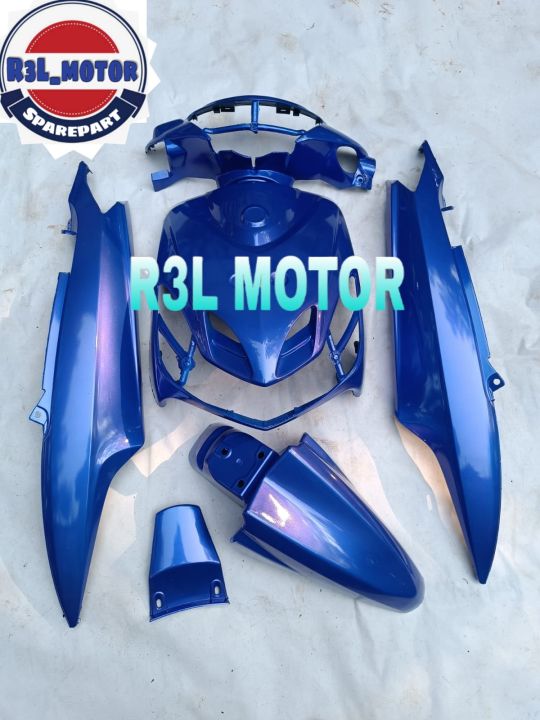 Cover ful body halus Yamaha Mio smile biru candy lembayung ungu cat ...