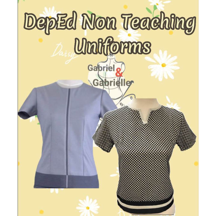 DepEd Ready to Wear (RTW) Female Blouse Non Teaching Uniform | Lazada PH
