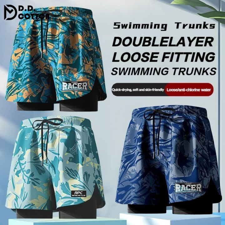 Edge Wardrobe กางเกงว่ายน้ำผู้ชาย ชุดว่ายน้ำผช กีฬากางเกงว่า L-5XL Men ...