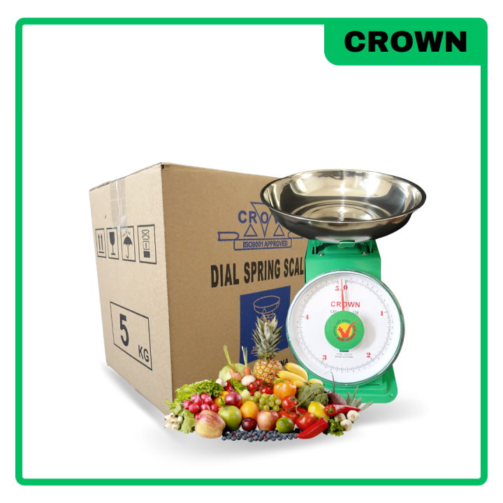 Timbangan crown duduk jarum 5KG/10KG/15KG/20KG HITAM DAN HIJAU GEMILANG PERSADA TEKNIK | Lazada ...
