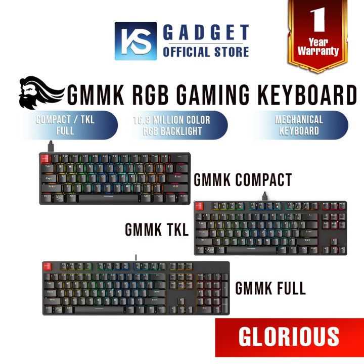 Glorious GMMK RGB Mechanical Gaming Keyboard [ Barebone/ Full Size ...