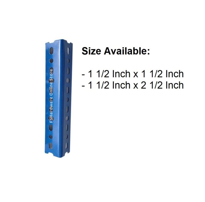 (1 Feet) 1 1/2" - 2 1/2" Slotted Angle Bar | Lazada