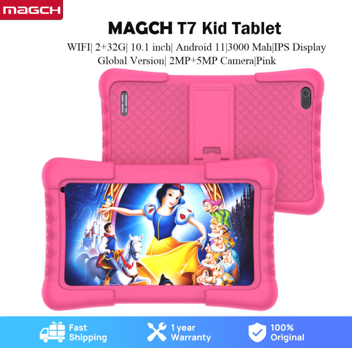 MAGCH T7 Kids Tablet Android 11 7 inch Toddler Tablet for Kids with ...