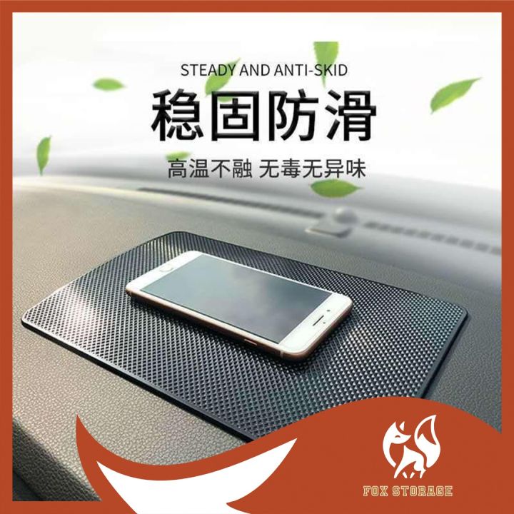 Automobile Anti-Skid Pad Car Interior Black Grid Anti-slip Mat Anti ...