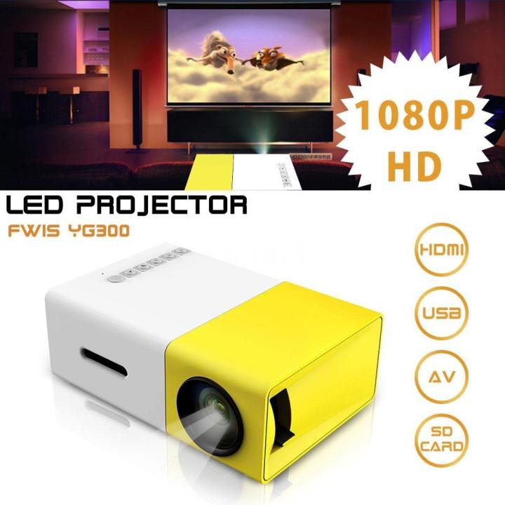MINI PROJECTOR YG300 ADJUSTABLE SCREEN SIZE PROJECTOR [ SUPPORT 1080P ...