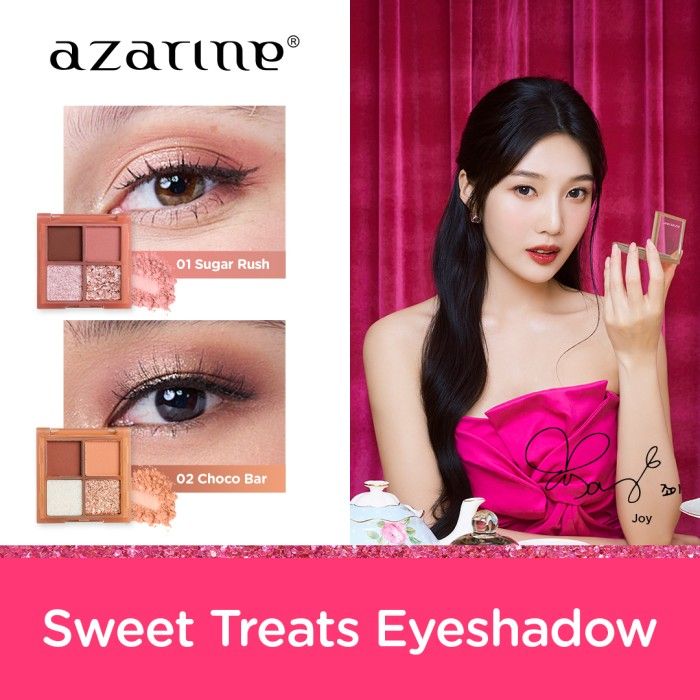 AZARINE Sweet Treats Eyeshadow 5.5gr | Eye shadow Azarine x Red Velvet ...