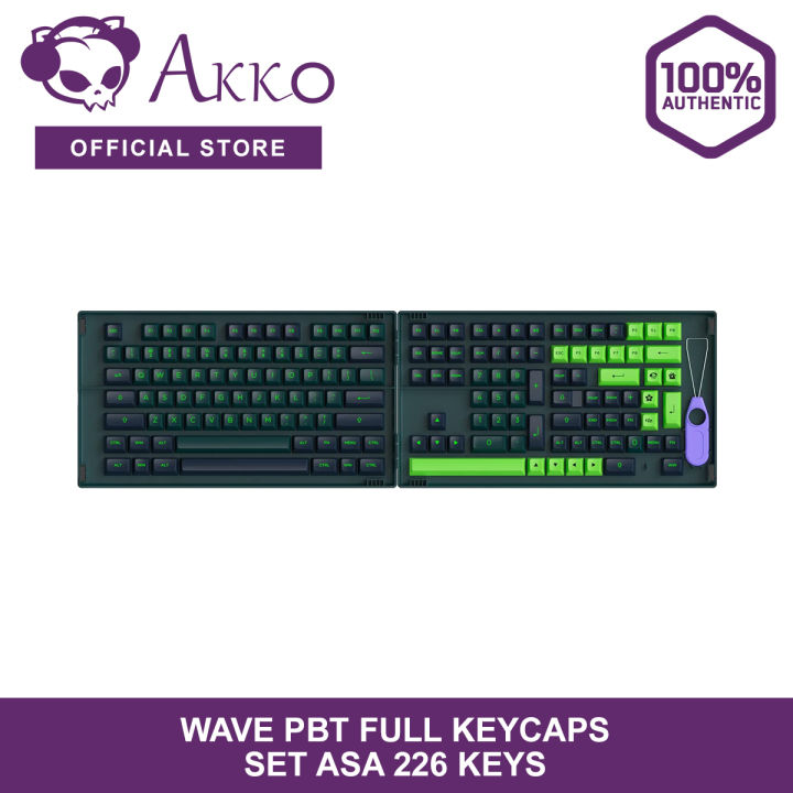 Akko Wave PBT Full Keycaps Set ASA 226 Keys | Lazada PH