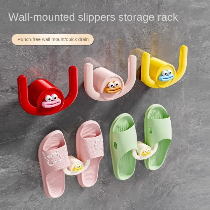 Limited availability！Cute Wall-Mounted Shoe Rack for Bathroom - No ...