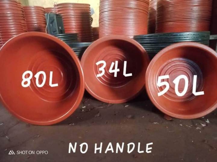 Rubberized Plastic Palanggana / Wash basin | Lazada PH