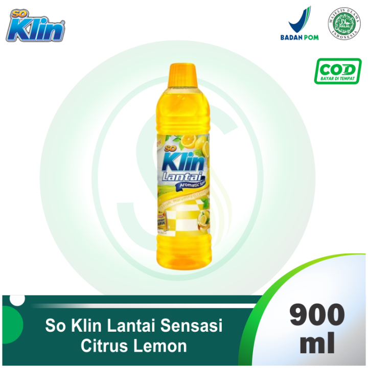 So Klin Lantai Sensasi Perfume Aromatic 900ml - Kemasan Botol | Lazada ...