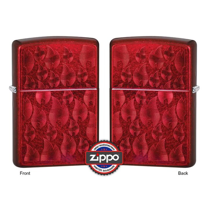 29824 Zippo Iced Flame ของแท้ (Empty Zippo Lighter without Fuel ไฟแช็กเปล่าไม่มีเชื้อเพลิง ...