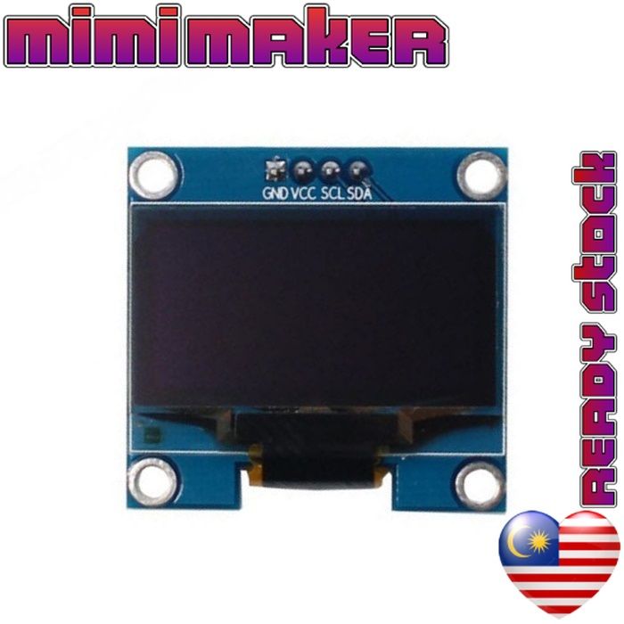 SSD1306 0.96 Inch OLED LCD Display Module I2C IIC 128x64 for DIY Electronics Arduino/ESP32/RPI ...