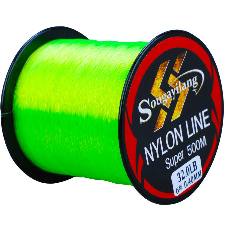 Senar Pancing Nilon 23LB, Tali Pancing Karper Fluorokarbon Transparan ...