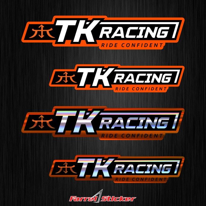 STIKER TK RACING STICKER TK RACING - 10CM, Putih | Lazada Indonesia