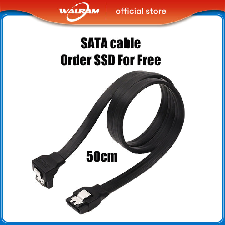 Walram 50cm SATA3.0 Solid State Hard Disk Serial Data Cable Multi-Color ...