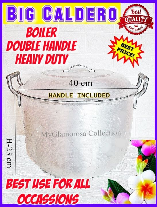 MyGlamorosa Collection Aluminum Big Caldero Double Handle/Caldero/Big ...