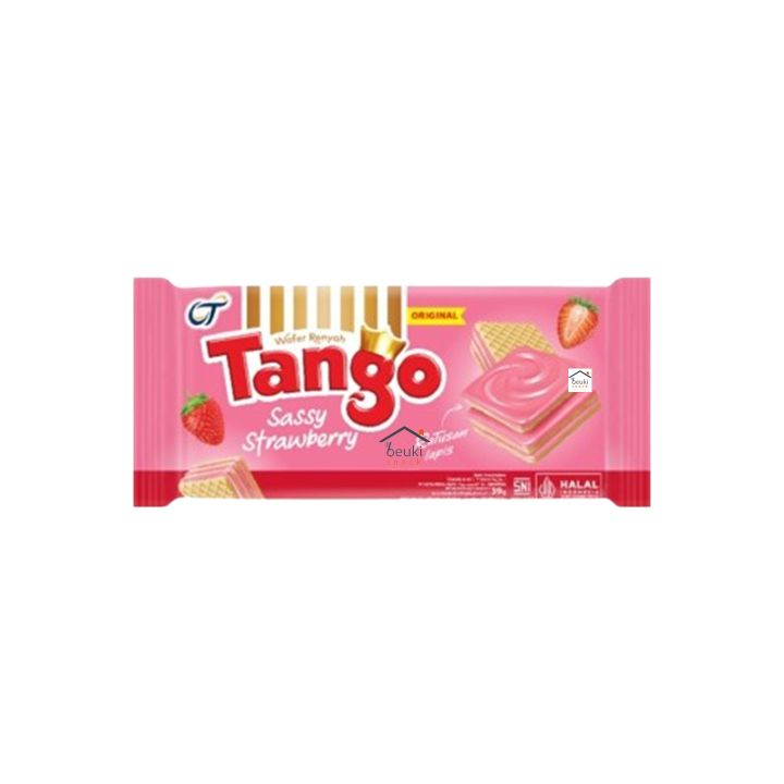 Wafer Tango Sassy Strawberry Ratusan Lapis Renyah dan Lezat | Lazada ...