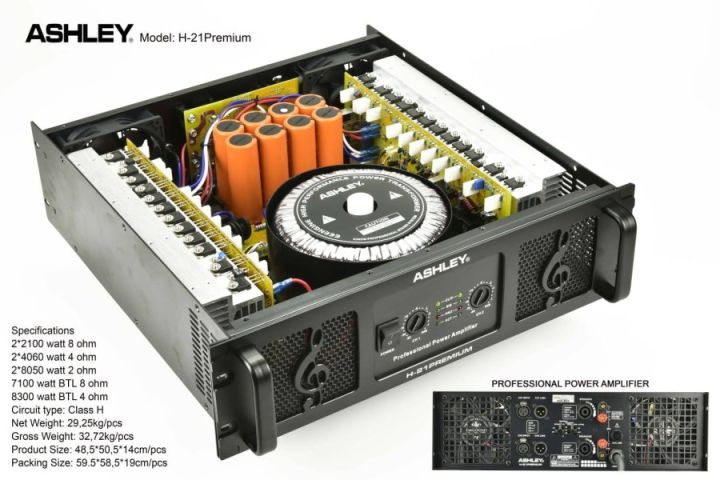 POWER AMPLIFIER ASHLEY H21PREMIUM / H21 PREMIUM / H 21 PREMIUM ORIGINAL ...