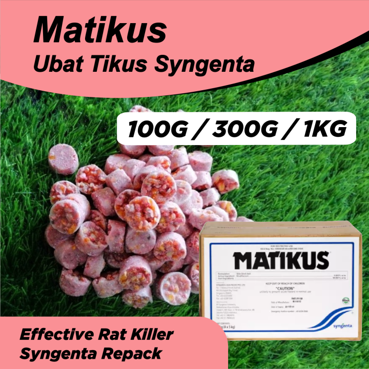 [100G/300G/1KG] MATIKUS (SYNGENTA) 🔥 Umpan Tikus / Penghapus Tikus ...