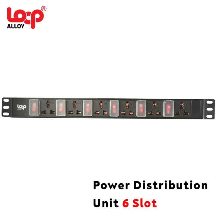 Loop Alloy Power Distribution Unit (PDU) 6 gang | Lazada PH