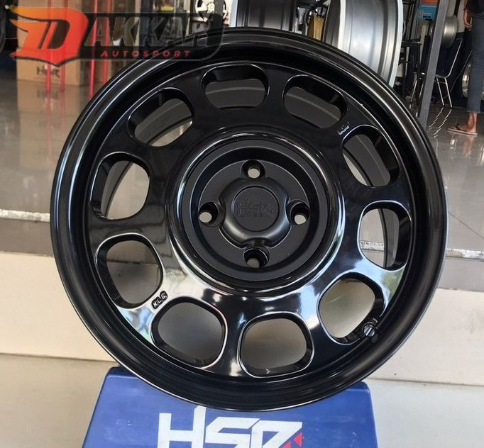 Velg Kaleng R15 Lebar 6,5 PCD 4x100 dan 4x114,3 Hsr Klg Glossy Black | Lazada Indonesia