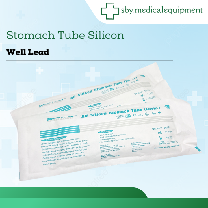 Ngt Silicon 16 Well Lead Feeding Tube Silicone Fr 14 Selang Sonde ...