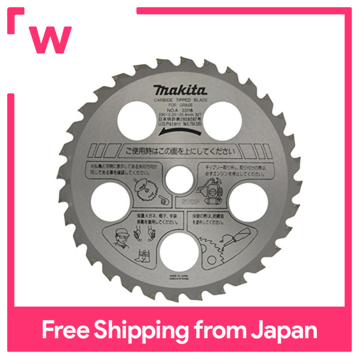 Makita Fine Tip Saw (for mowers) Outer diameter 230 mm A-33118 | Lazada PH