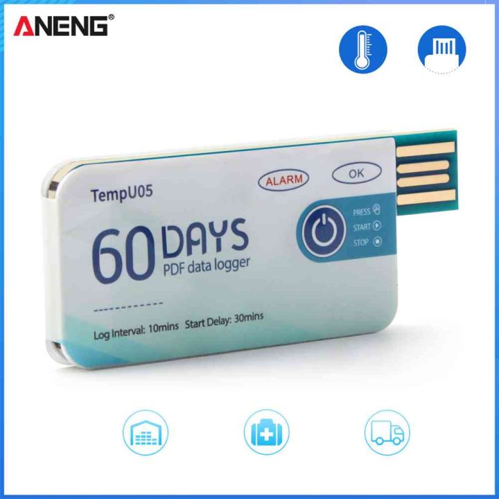 【ANENG】Portable Temperature Data Logger High-precision Measurement ...