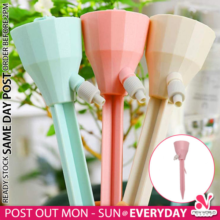 𝗔𝗗𝗝𝗨𝗦𝗧𝗔𝗕𝗟𝗘 𝗦𝗣𝗘𝗘𝗗 》Self Watering System Auto Drip Garden Plants Flower ...