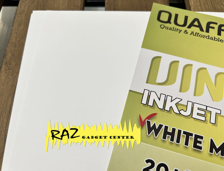 QUAFF PP Pearl Sticker A4 Size Glossy / Matte 20 sheets | Lazada PH