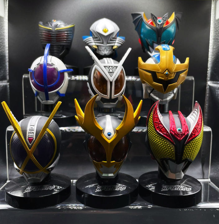 masked rider collection หน้ากากมาสไรเดอร์ ฐานกลม งานมือ1 และมือ2 bandai ...