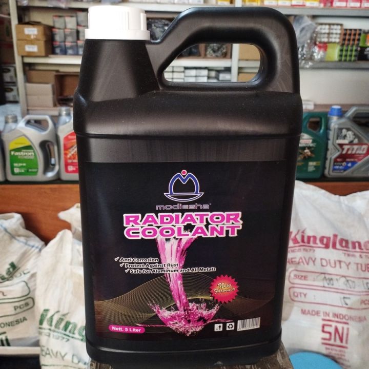 Air radiator coolant Modiesha merah ukuran 5 liter | Lazada Indonesia