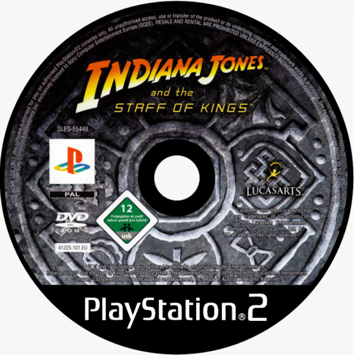 PS2 INDIANA JONES AND THE STAFF OF KING DVD game Playstation 2 | Lazada