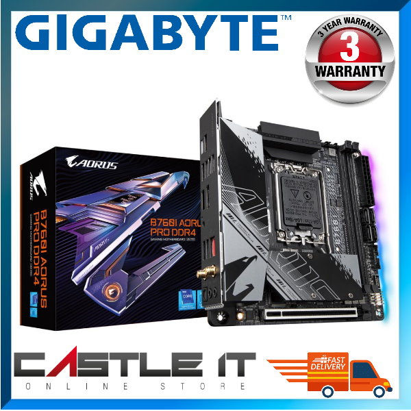 GIGABYTE B760I AORUS PRO DDR4 ITX MOTHERBOARD INTEL SOCKET LGA1700 MAINBOARD | Lazada