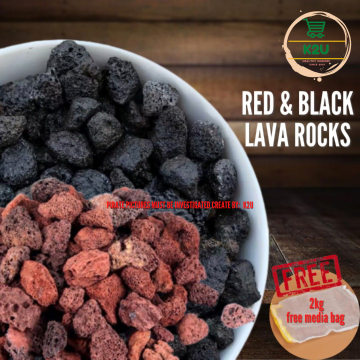 AQUARIUM Lava Rock Volcanic Lava Stones Decorative Rocks Fish Tank ...