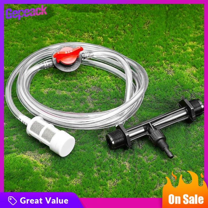 Gepeack Fertilizer Injector Garden 78.74inch Pipe Venturi Irrigation ...
