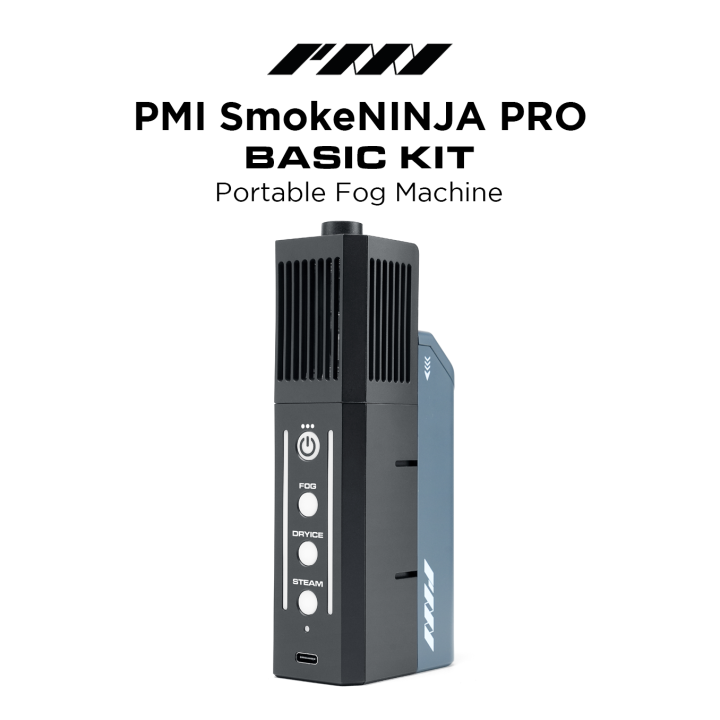 PMI SmokeNINJA PRO Portable Fog Machine Rechargeable & Battery Powered ...