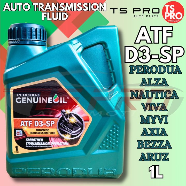 Perodua Genuine D3-SP ATF Auto Transmission Fluid Minyak Auto 1L -Alza ...